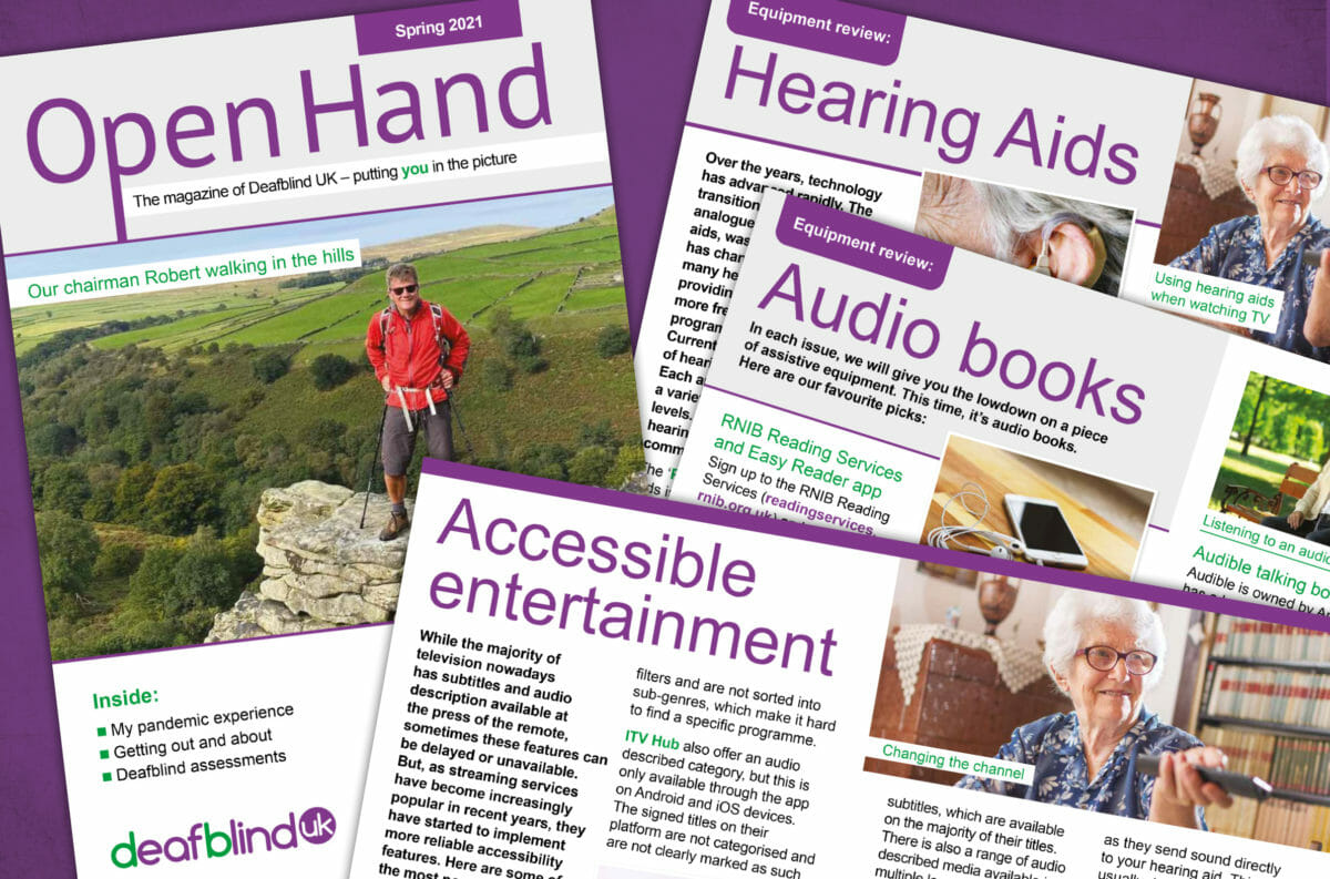 Hands on sign language (video) – Deafblind UK